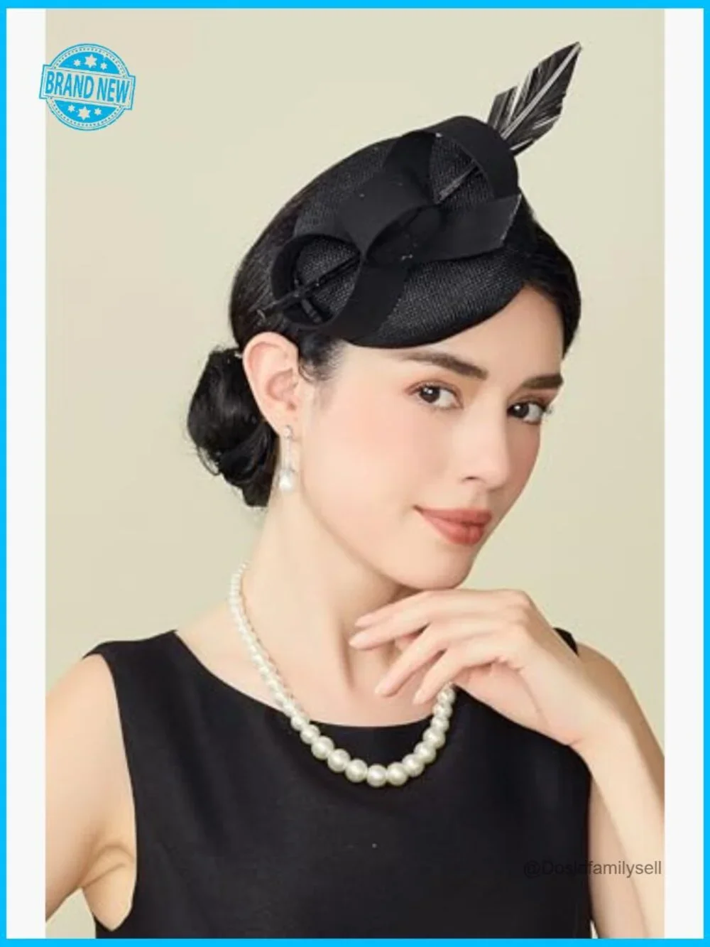 Accessories | Fascinator Hat With Feathers Derby Pillbox Wedding Tea ...